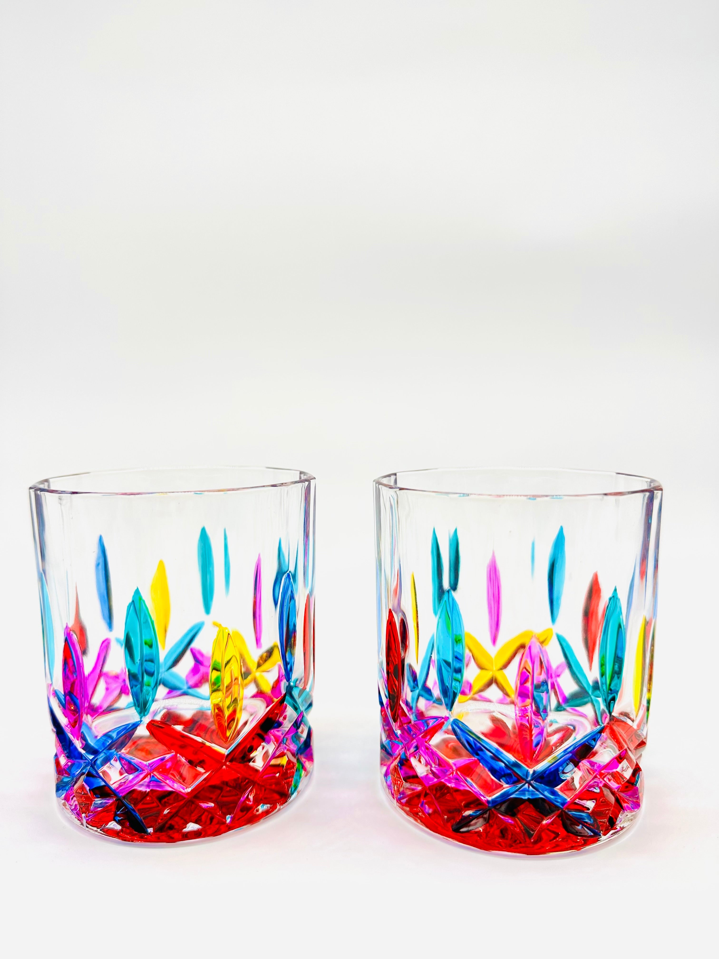 Venetian Opera Crystal Glassware - Premium Whiskey Tumblers | Be Venice